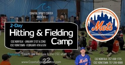 2-Day Hitting & Fielding Camp w/ Coach Joe Raccuia (NY Mets) - Register ...