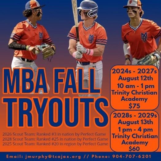 MBA Fall Tryout/Evaluation 2028 and 2029 Grad Years August 13th ...