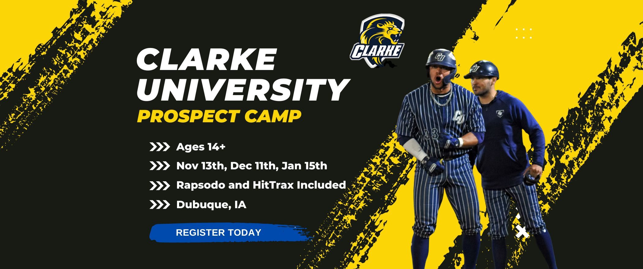 Clarke University Prospect Camp w/ Rapsodo and HitTrax Report Included ...