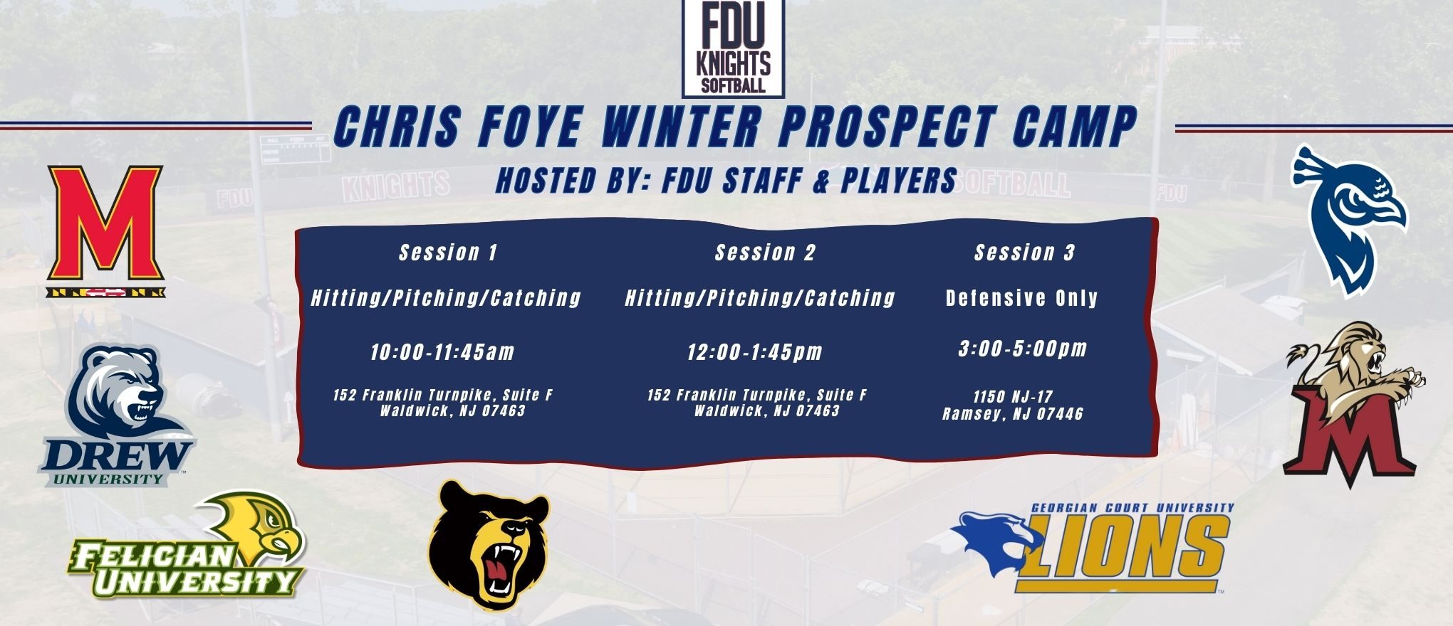 Chris Foye Winter Prospect Camp - Register Today