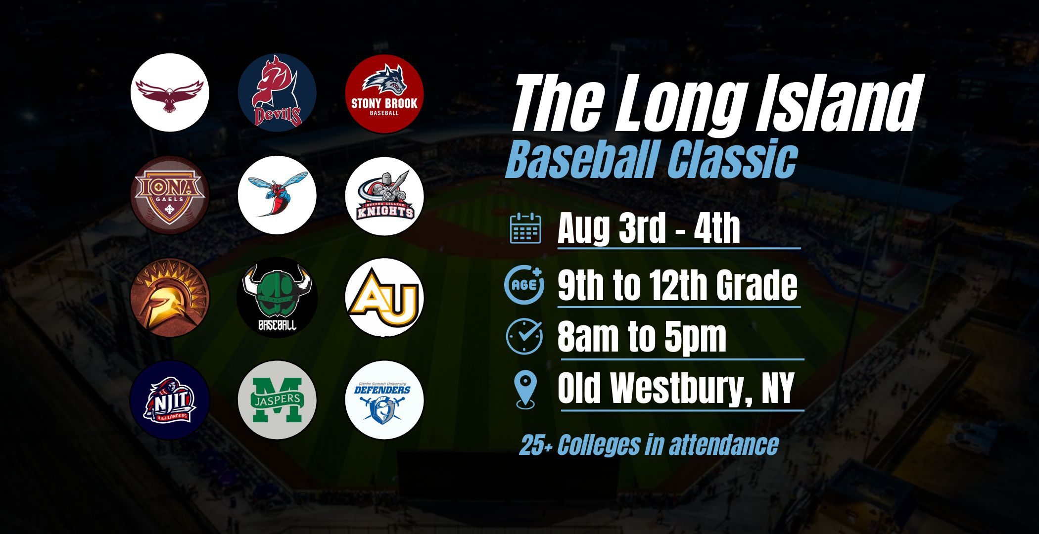 The Long Island Classic with 25 Colleges in Attendance - Register Today