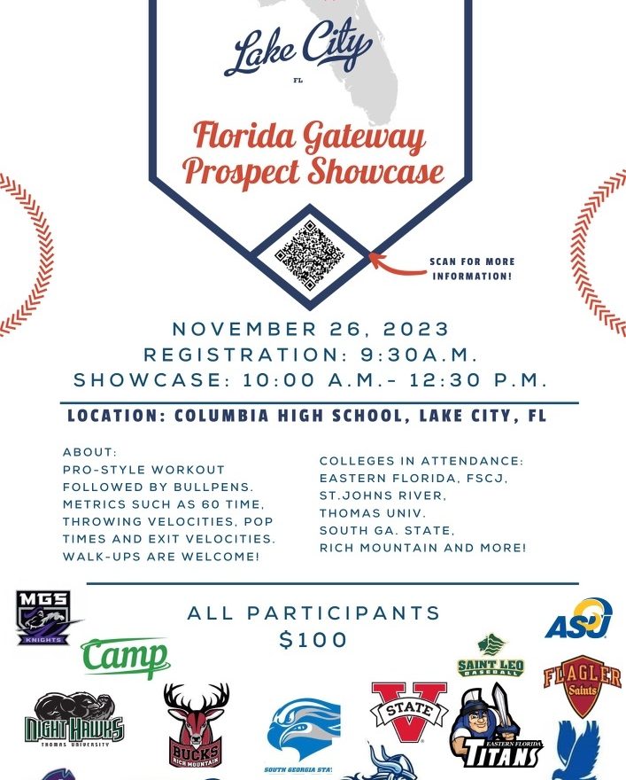 Florida Gateway Prospect Showcase - Register Today