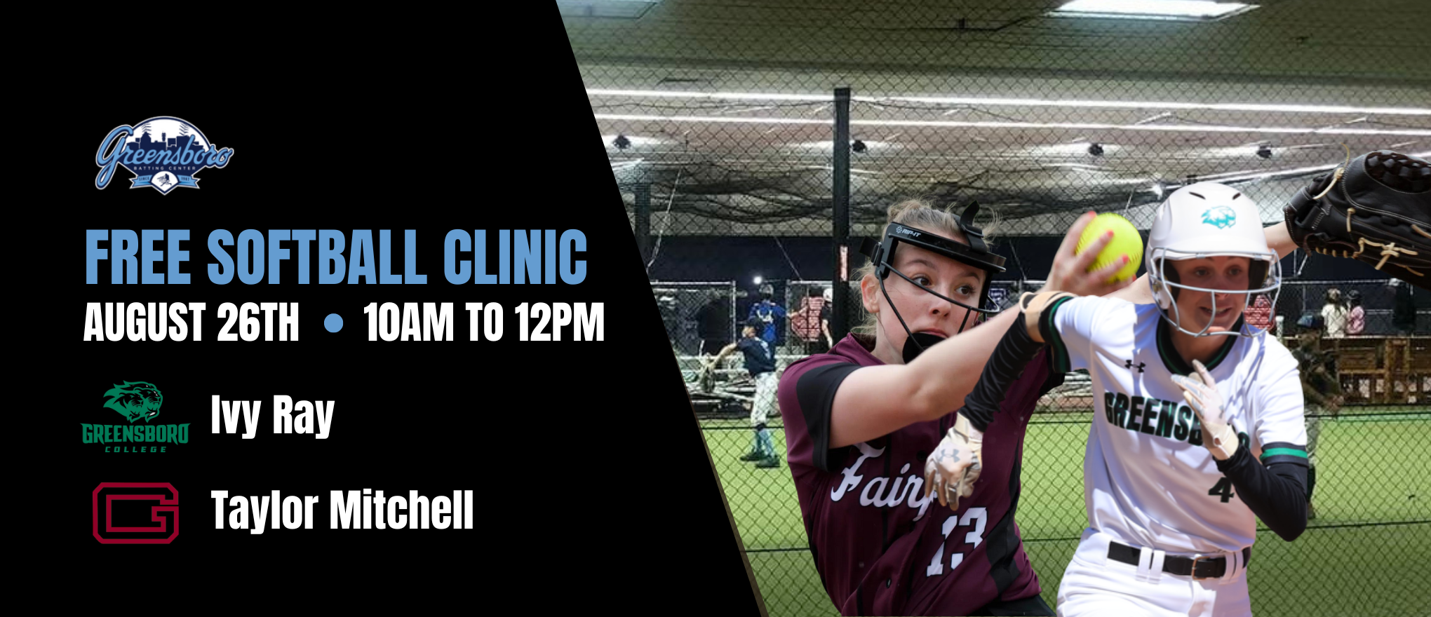 Free Fastpitch Softball Clinic w/ College Players at GBC - Register Today