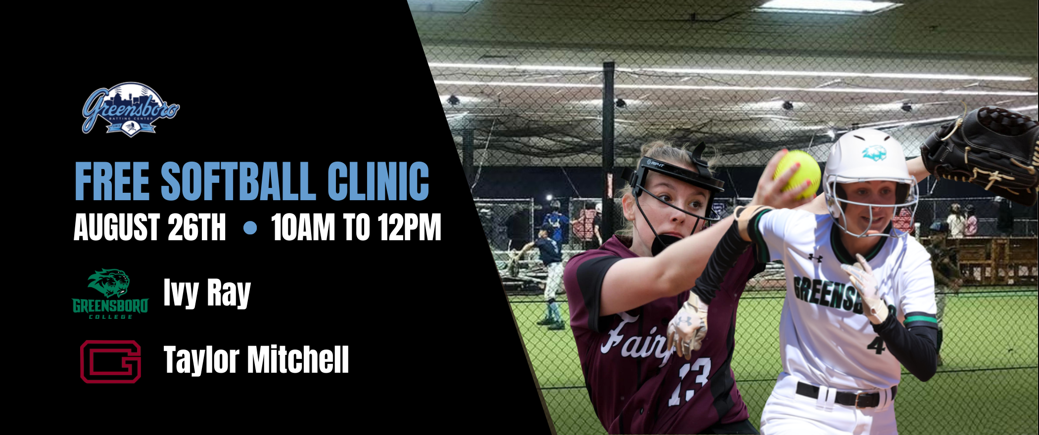 Free Fastpitch Softball Clinic w/ College Players at GBC - Register Today