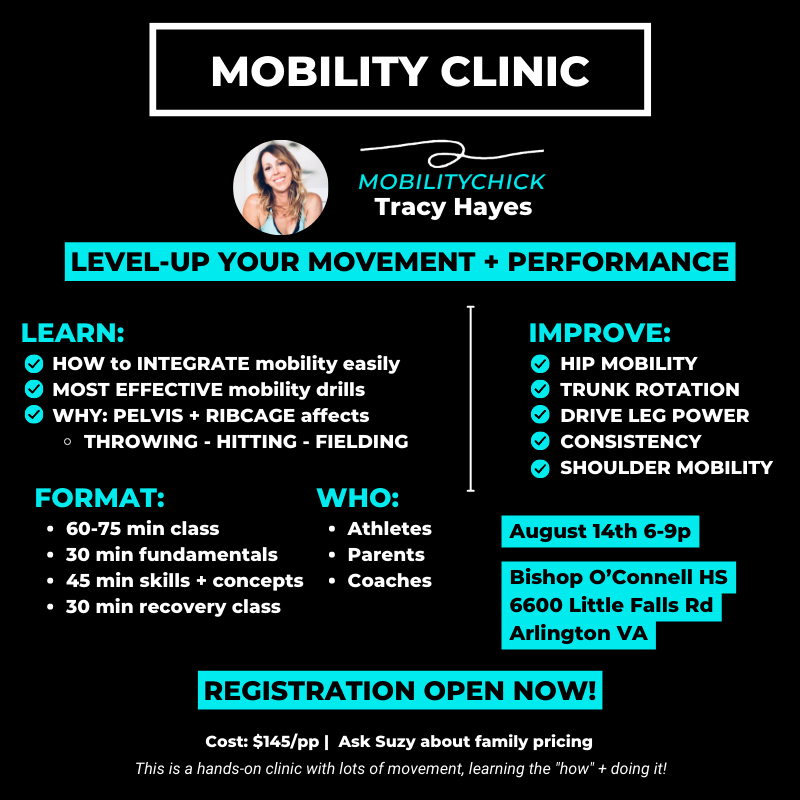 FIND YOUR FLOW w/Tracy Hayes, the Mobility Chick - Register Today