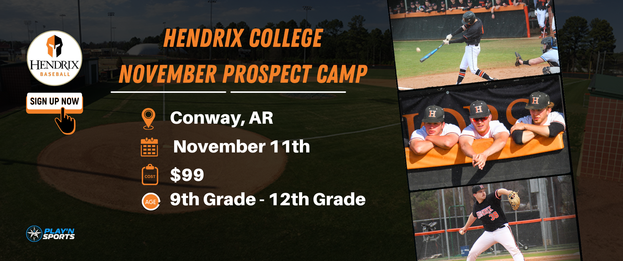 Hendrix College- November Prospect Camp - Register Today