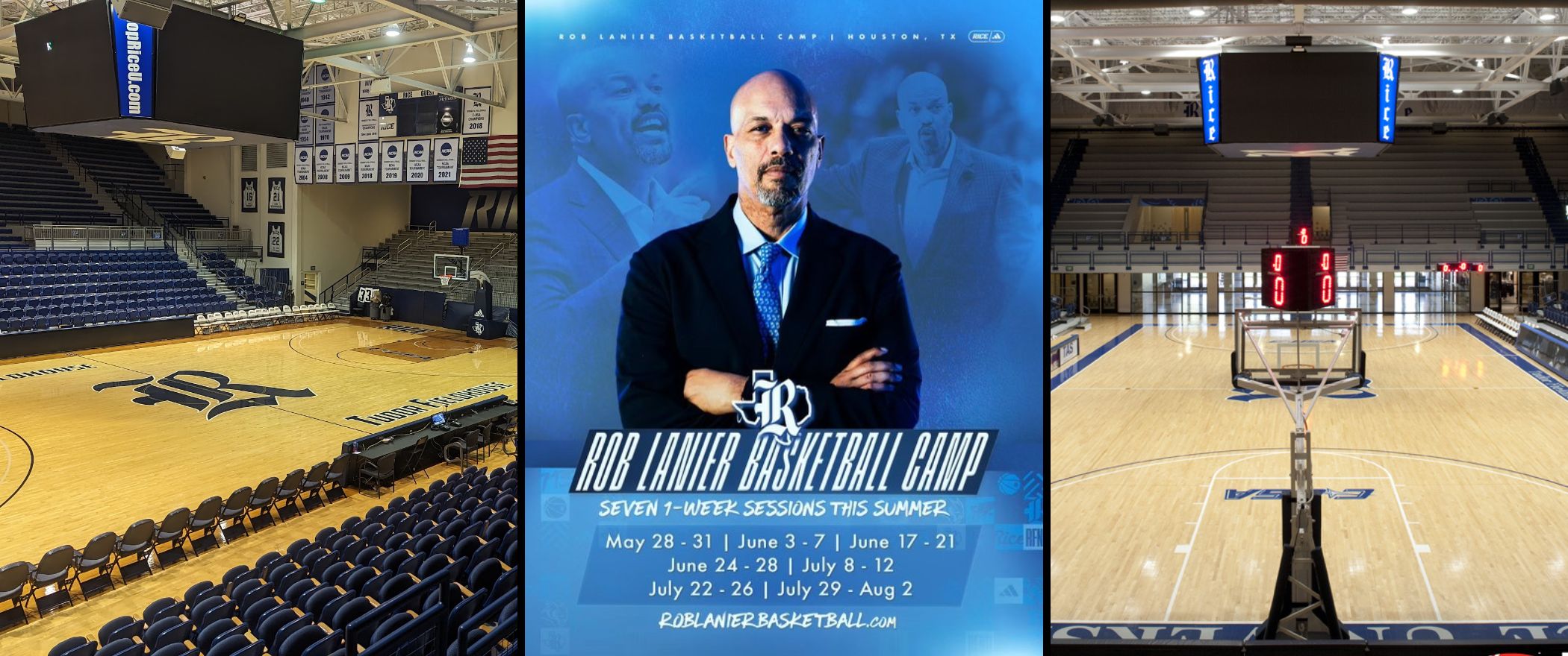 5 Day Rice Basketball Camp w/ College Coaches & Players - Register Today