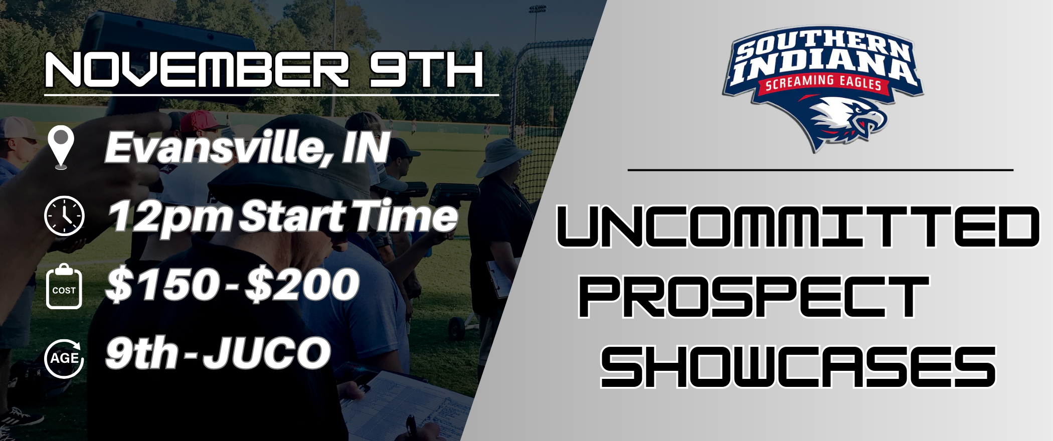 November 9th – USI Baseball Uncommitted Prospect Showcase - Register Today
