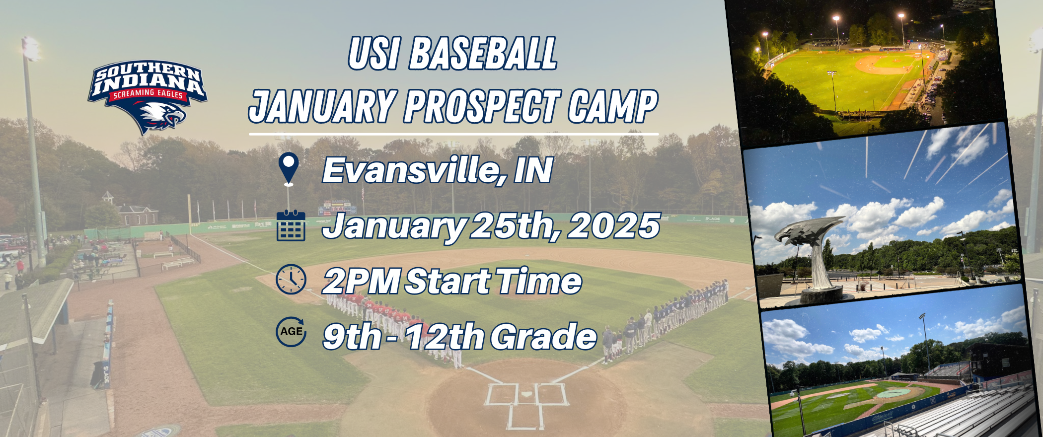 USI Baseball January Indoor Prospect Camp - Register Today