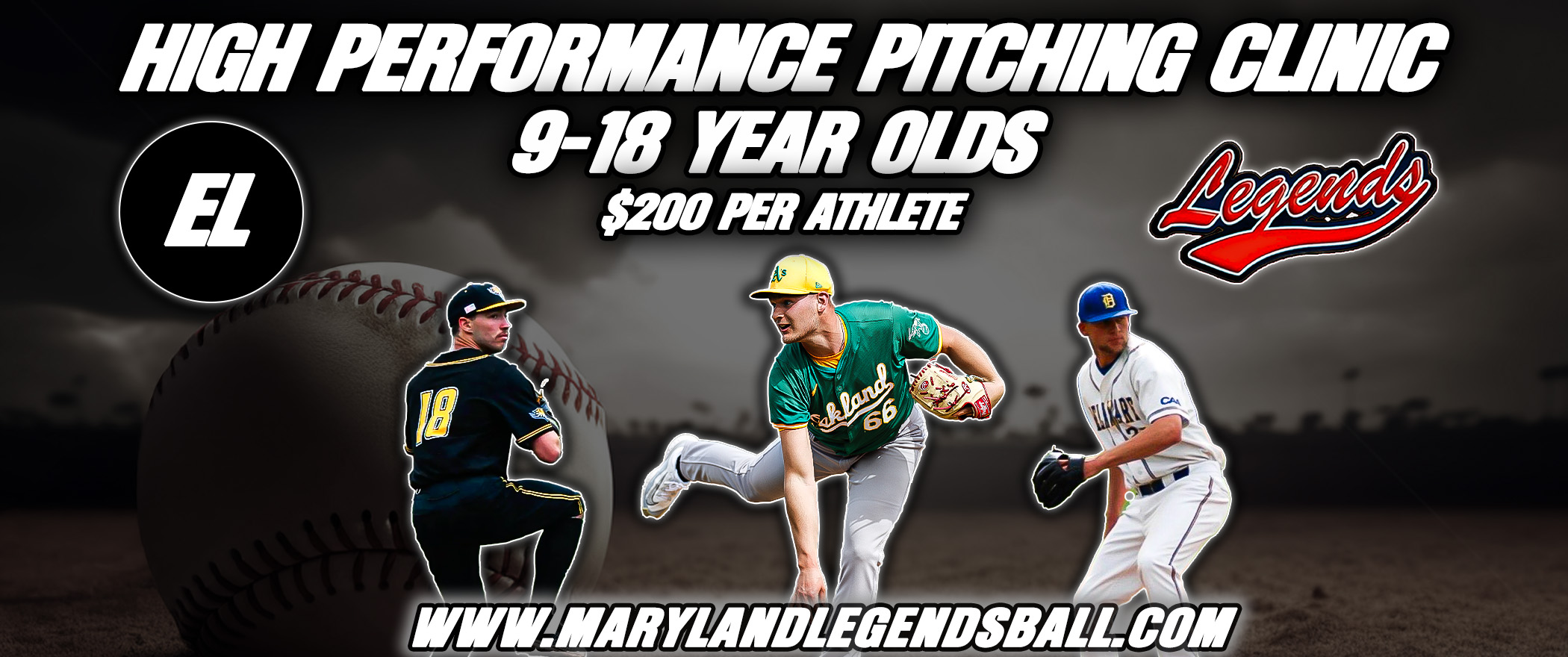 Baseball Pitching Clinic w/ Pro and D1 Pitchers - Register Today