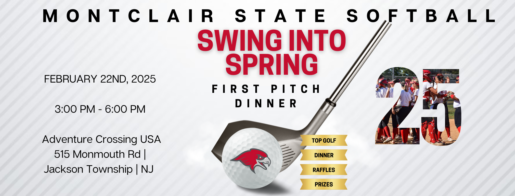 Swing into Spring First Pitch Dinner - Register Today