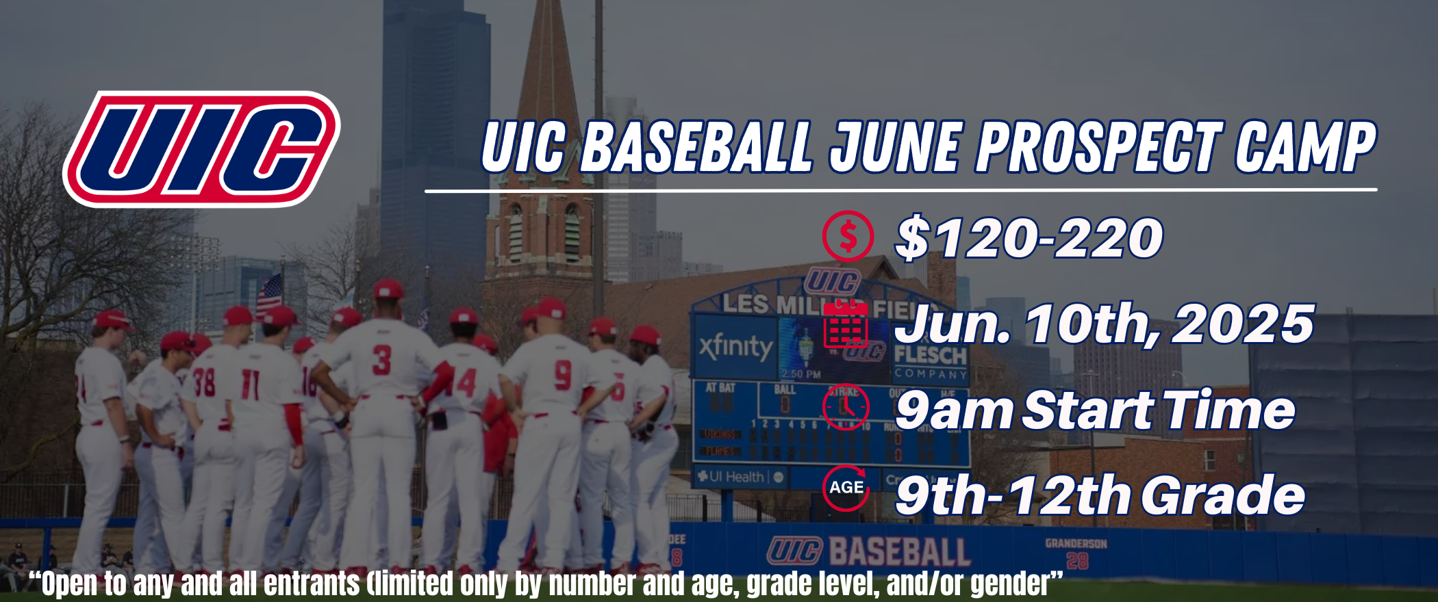 UIC Baseball June High School Prospect Camp - Register Today