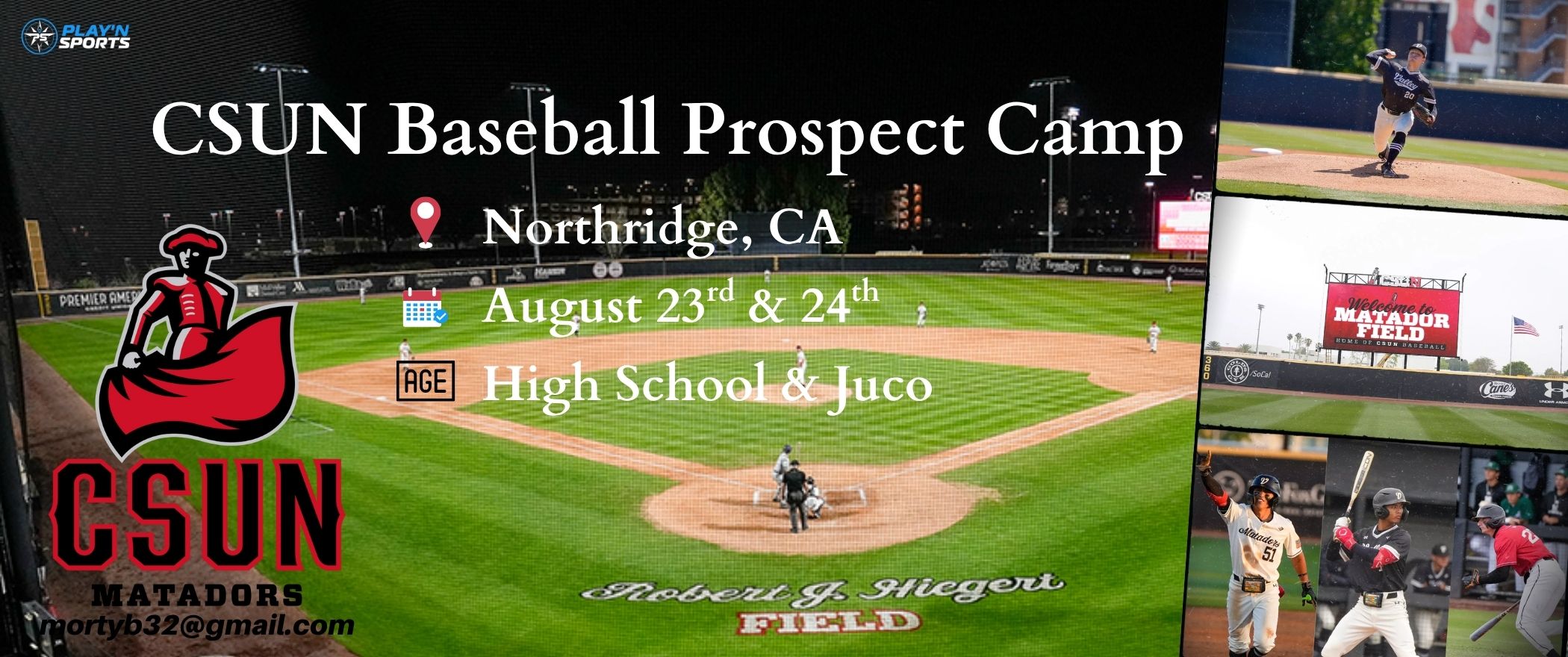 CSUN August Prospect Camp – High School & JUCO - Register Today