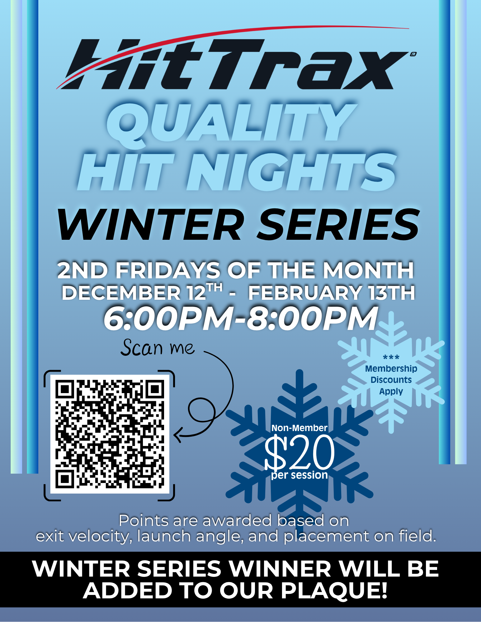 Quality Hit Night – Winter Series - Register Today